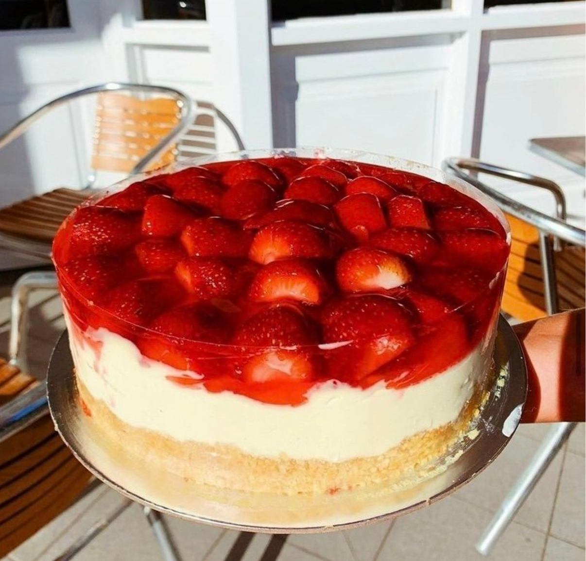 Cold Set Strawberry Cheesecake – Lilli Pilli Patisserie